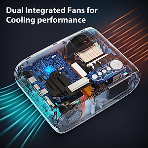 WiFi Projector Bluetooth, W2 Mini Projector Support 1080P Full HD and 250'' Display, Portable Projector with 50% Zoom Function, Home Cinema Projector Compatible with iOS, Android, TV Stick, PS4