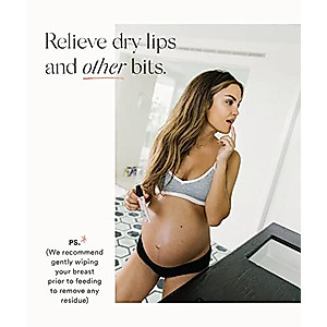 HATCH Nipple + Lip Rescue Balm - 1oz Lanolin Free Nipple Cream - Natural Nipple Care for Breastfeeding - Hydrating Nipple Balm - Mama Safe Breastfeeding Essentials