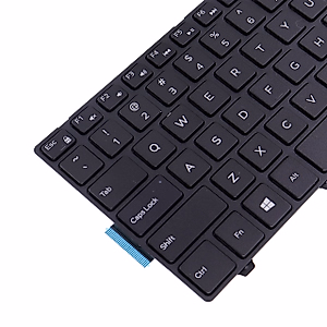 LeFix Replacement Non-Backlit Keyboard for Dell Inspiron 15 3542 3543 3551 3552 5542 5545 5547 5755 5551 5558 5552 5758 5759 7557 7559 5559| 17 5000 5748 5749 5755 5758 5759 Series