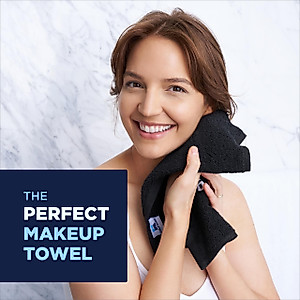 Ben Kaufman Makeup Remover Face Washcloth - Absorbent Towel for Drying Your Face - Soft & Machine Washable Makeup Remover Cloth - Cotton Towel for Daily Skincare - 13" x 13" (6 Pack)