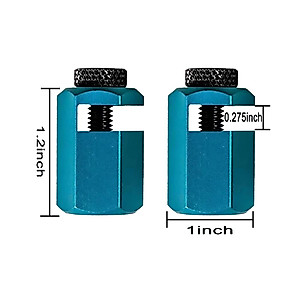 Tall Stair Gauges for Framing Square, Framing Jig for Stair Layout, Non-Slip Design, Pack of 2, Colour-Blue