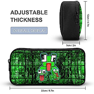 3D Printed Game Backpack Cartoon Adjustable Shoulder Strap Daypack Hiking Camping Laptop Backpack With Pencil Case Style-2, 17 Inch