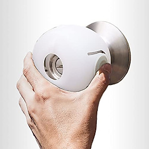 Door Knob Cover for Child Safety, Baby Proof Safety Locks for Doors, No Toxic Chemicals Passed Migration of Certain Elements Test EN71, No Tool Easy Install (4 Pack)