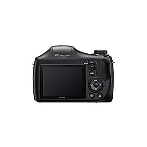 Sony Cyber-Shot DSC-H300 Digital Camera Black Bundle with Sandisk 16GB Memory Card, Camera Bag for DSLR, Table-top Tripod and 4X Rechargeable AA Batteries with Charger
