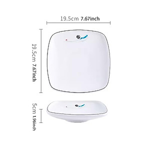 Popcorn or Decoration Ceramic Plate Cold Dish Personalized Hotel Creative Shape Household Commercial Cold Dish Square Dish Plate Sustainable Serving Bowl for Salads, Fruit, Pasta ( Size : Small )