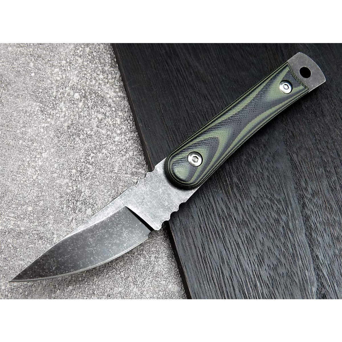 Ccanku C1390 Fixed Blade Knifes 7.3-Inch Outdoor Survival Tools D2 Blade Steel & G10 Handle with Kydex Sheaths Clip for Outdoor Activities, Camping, Bushcraft and Hunting(Black)