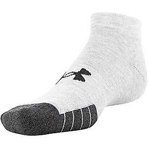 Under Armour Adult Performance Tech Low Cut Socks, Multipairs, Steel Assorted (6-Pairs), X-Large
