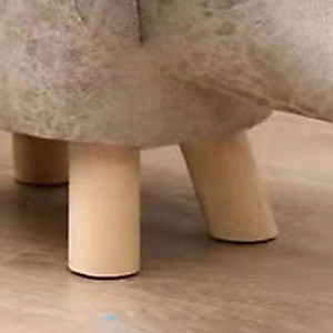 Animal Footstools, Cartoon Animal Shape Footstools, Cute Elephant Shaped Stool Ottomans, Mini Ottoman Furniture for Nursery, Bedroom, Playroom, and Living Room Decor, Multipurpose Small(Grey White)