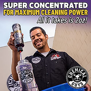 Chemical Guys CWS61916 Black Light Foaming Car Wash Soap(Works with Foam Cannons, Foam Guns or Bucket Washes)Safe for Cars,Trucks,Motorcycles,RVs&More,16 fl oz, Black Cherry Scent(packaging may Vary)