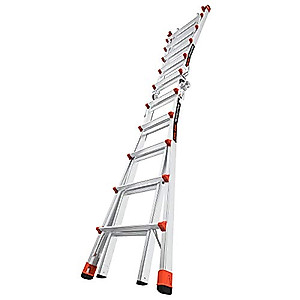 Little Giant Ladders, Revolution, M22, 22 ft, Multi-Position Ladder, Aluminum, Type 1A, 300, 300 lbs weight rating, (12022)