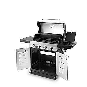 Dyna-Glo DGP483SSN-D Premier 4 Burner Natural Gas Grill, Stainless