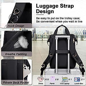 Weitars Lunch Backpack For Women,15.6 Inch Laptop Backpack for Women Travel Work