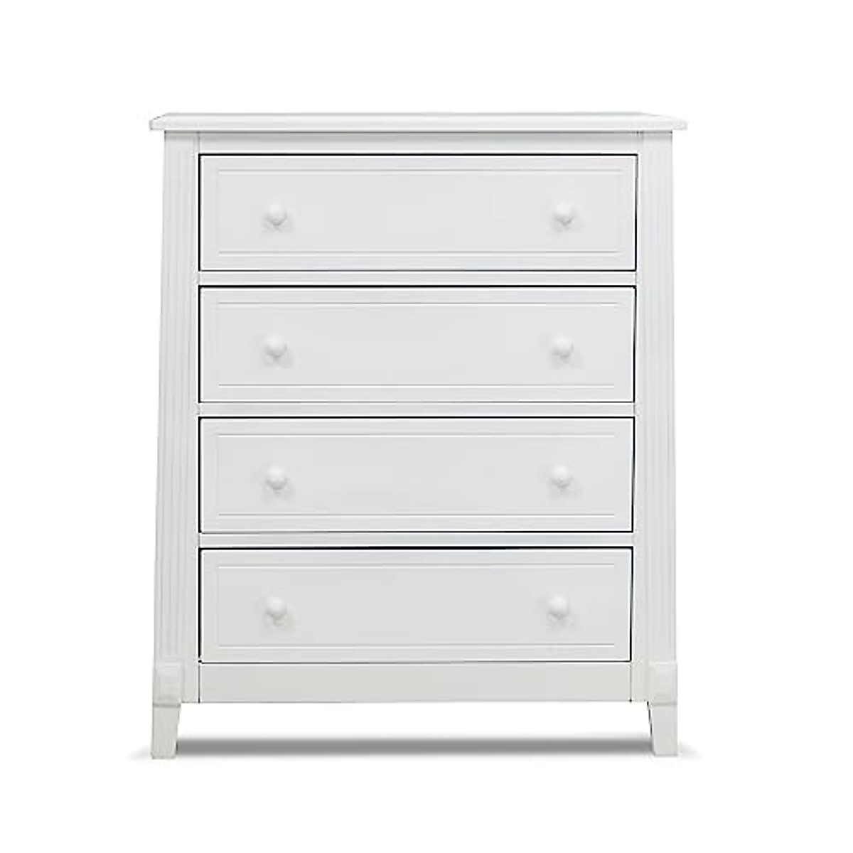 Sorelle Furniture Berkley Baby Dresser – Dresser for Nursery, Kids Bedroom Furniture, Dresser Drawers, Nightstand for Child’s Room with Drawers, Nursery Furniture for Infant-White