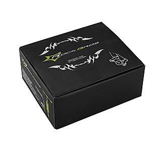 Rock BROS Lightweight Mountain Bike Pedals Nylon Fiber Bicycle Platform Pedals for BMX MTB 9/16" Black