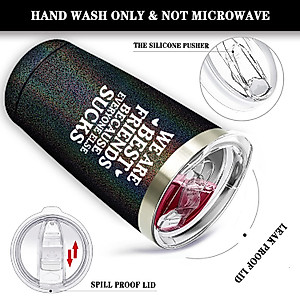 Fufendio Gifts for Women Friends - Best Friend Birthday Gifts for Women - Friendship Gifts, Valentines Day Gifts for Friend Female - Insulated Coffee Mug Tumbler Cup