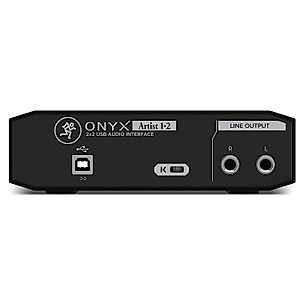 LyxPro Full Size Electric Guitar Red with 20w Amp Package With Mackie Onyx Artist 2-2 Audio/Midi interface With Pro Tools First/Tracktion Music Production Software Kit With Professional Headphones