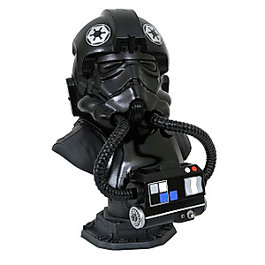 Diamond Select Toys Star Wars: Tie Fighter Pilot Legends in 3-Dimensions 1:2 Scale Bust, Multicolor, 10 inches