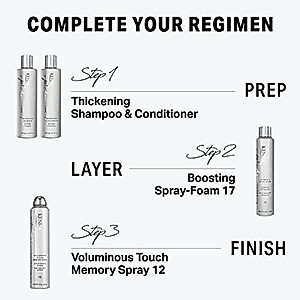 Kenra Platinum Boosting Spray-Foam 17 | Volumizing Styling Spray | Touchable, Brushable Hold | All-Day Lift & Style Support | Lightweight Volumizer | All Hair Types | 8 oz