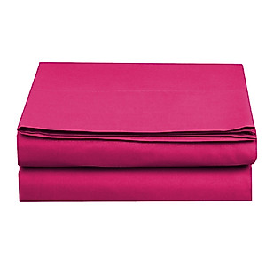 Luxury Fitted Sheet on Amazon Elegant Comfort Wrinkle-Free 1500 Premier Hotel Quality 1-Piece Fitted Sheet, Twin/Twin XL Size, Pink