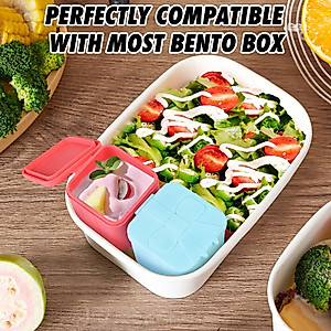 jyibinee 130ml 1/4PCS Food Storage Container, Silicone Snack Cups with Leak-Proof Design Flower Pattern Portable Food Container Reusable Sauce Holder for Home Light Green