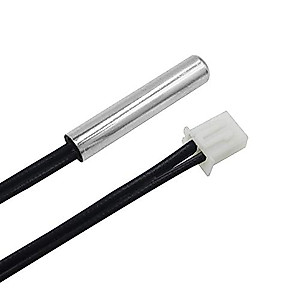 Bolsen 10pcs 50cm NTC Thermistor Temperature Waterproof Probe Wire 10K 1% 3950 W1209 W1401 Cable Sensor