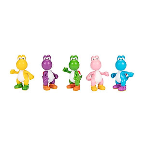 JAKKS Pacific LTD Pack 5 Figurines Yoshi 6CM