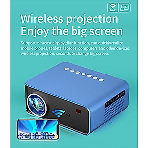 WENLII Mini Projector 3600 Lumens Support 1080P LED Big Screen Home Theater Smart Video Beamer