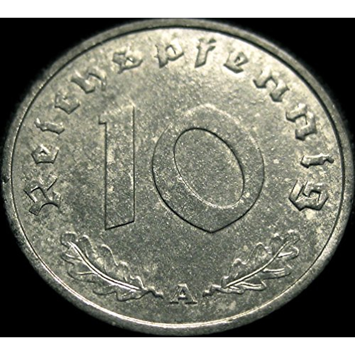 Authentic Germany Third Reich 10 Pfennig Coin World War II
