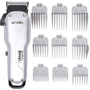 Andis 73000 Envy Li Cordless Clipper - Rechargeable Hair Trimmer - Adjustable Blade Clipper, Close Cutting Zero Gapped - Pack of 1, female