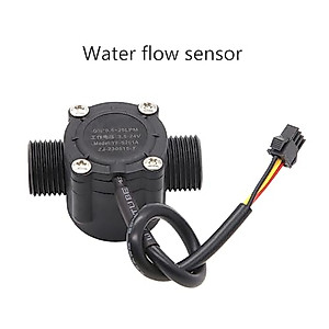 G1/2 Water Meter Flowmeter 1-30L/Min Fluidmeter DN15 Water Flowmeter Counter Effect Fluidmeter