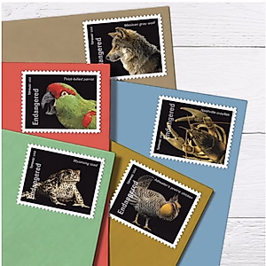Endangered Species (Sheet of 20) Postage Forever Stamps US Postal First Class Animal Bird Fish Duck Wildlife Habitat Announcement Celebrate Anniversary Wedding 2023 Scott #5800