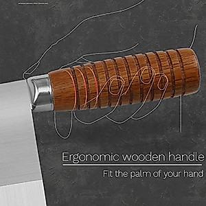 SELECT MASTER Chinese Slicing Knife for pro Chefs mincing carving and chopping, wide and thin blade, Cleaver knife series