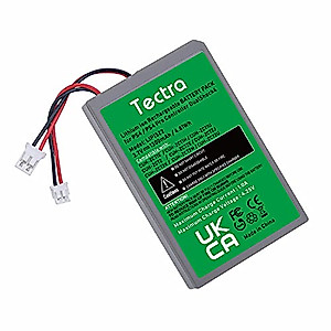 Tectra 2-Pack LIP1522 Battery for Sony Playstation 4 PS4 Slim Pro Dualshock 4 CUH-ZCT1E CUH-ZCT1H CUH-ZCT1U CUH-ZCT2 CUH-ZCT2U Wireless Controller (Big and Small Plug)