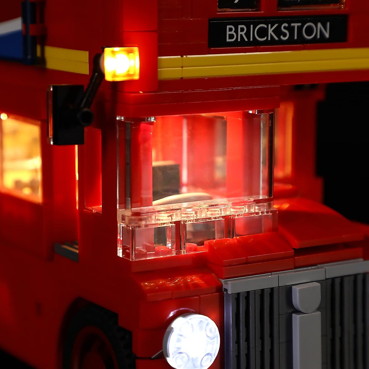BRIKSMAX Led Lighting Kit for Creator London Bus - Compatible with Lego 10258 Building Blocks Model- Not Include The Lego Set (Remote-Control Version)