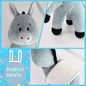Yelakey Jesus Rides a Donkey Plush Doll Guardian Angel Stuffed Animal Christ Savior Christian Religious Classic Religious God plushie Toy Gifts for Kids for Christening Religious Easter