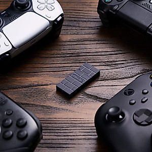 Mcbazel 8Bitdo Wireless USB Adapter 2 for PS5/ Switch OLED/NS Switch/Windows/MacOS/Raspberry Pi/Xbox Series X/Xbox Series S/Switch Pro/Xbox One Controller and More with OTG Adapter