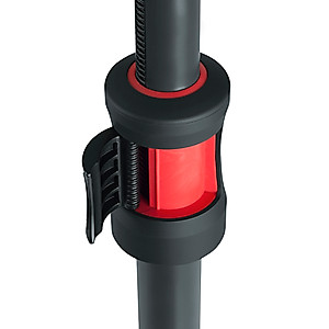 Gator Frameworks ID series Speaker Subwoofer Stand with Lift Assist. Fits Standard Sub Pole Mount with Adapter for M20 Threaded Mounts; 37"/57" Min/Max Height (GFW-ID-SPKR-SP),Black