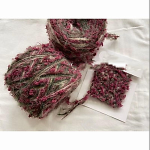 125g/roll Green Yarn Tricot Wool Blends DIY Hand Knitting Features Hand Mixed Plush Yarn Wool Ball Crochet Woven Hairpin Sweater (Color : 04 125g)