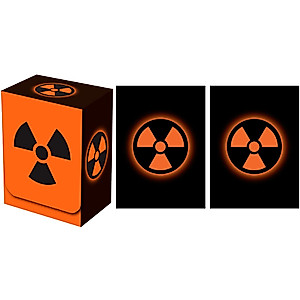 Legion Supplies Absolute Iconic Orange Radiation Deck Box with 100 Sleeves