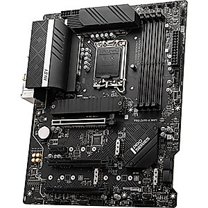 MSI PRO Z690-A WiFi ProSeries Motherboard (12th/13th/14th Gen Intel Core, LGA 1700 Socket, DDR5, PCIe 5, 2.5G LAN, M.2 Slots, Wi-Fi 6E, Bluetooth 5.3, ATX)