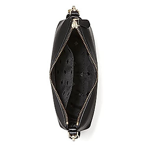 Kate Spade Bailey Textured Leather Crossbody Bag Purse Handbag (BLACK)