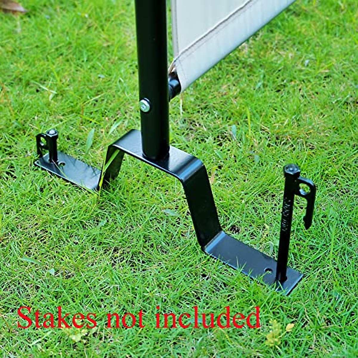 Proman Products FS17183 Galaxy II Indoor/Outdoor Room Divider (2-Panels, 24" w/Panel), Water Repellent Fabric, Metal Frame, 50.25" W x 12" D x 71" H, Orange