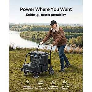 BLUETTI 2 AC300 Power Stations with 2 B300K Expansion Batteries, 5529.6Wh Power Supply/6000W/120V&240V Solar Generator Kit, Home Backup Power, Outdoors RV Emergency (P030A Fusion Box Included)