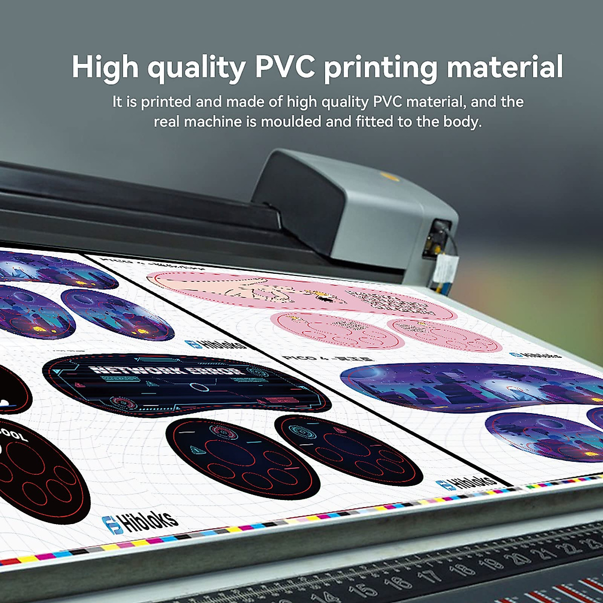 PVC Decal Stickers VR Headsets and Controllers Stickers Skin,Fashion Decal Skin Accessories for PICO 4 (1)