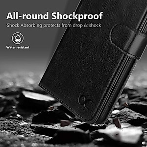 OCASE Samsung Galaxy S9 Plus Case, S9 Plus Wallet Case [TPU Shockproof Interior Protective Case] [Card Slot] [Kickstand] [Magnetic Closure] Leather Flip Case for Samsung Galaxy S9 Plus (Black)