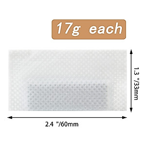 Hitefu 20PCS Covered Drapery Weights, Curtain Weights Bottom, Iron Drapery Weights Window Fabric Curtain Pendant Weights Accessories for Home Room Hotel Curtains Tablecloth Flags (17g Each)