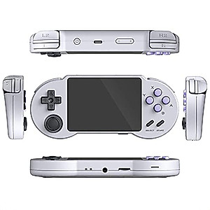 AoFeiKeDM Handheld Game Console Pocket PC S30 Open Source Handheld Nostalgic Arcade Portable GBA Retro PSP Game Console (S30+32G-English)