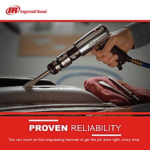 Ingersoll Rand 114GQC Quick Change Air Hammer 3-Piece Chisel Set, 3500 BPM, 2-5/8" Stroke, .401 Shank