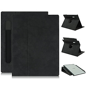 DINGGUAGUA for Remarkable 2 Paper Tablet Case,with Built-in Pen Holder - for 10.3" 2020 Released Cover for Remarkable2 Paper Tablet Book Folio Case,Black