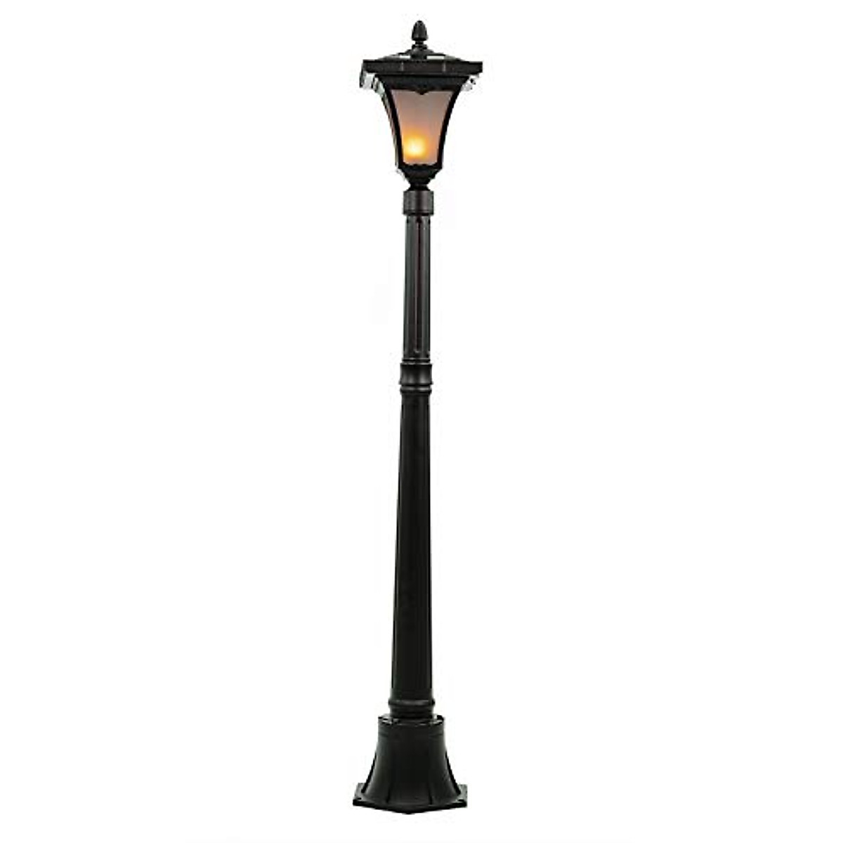 Sun-Ray 312069 Vittoria Solar Lamp Post, 52" Black